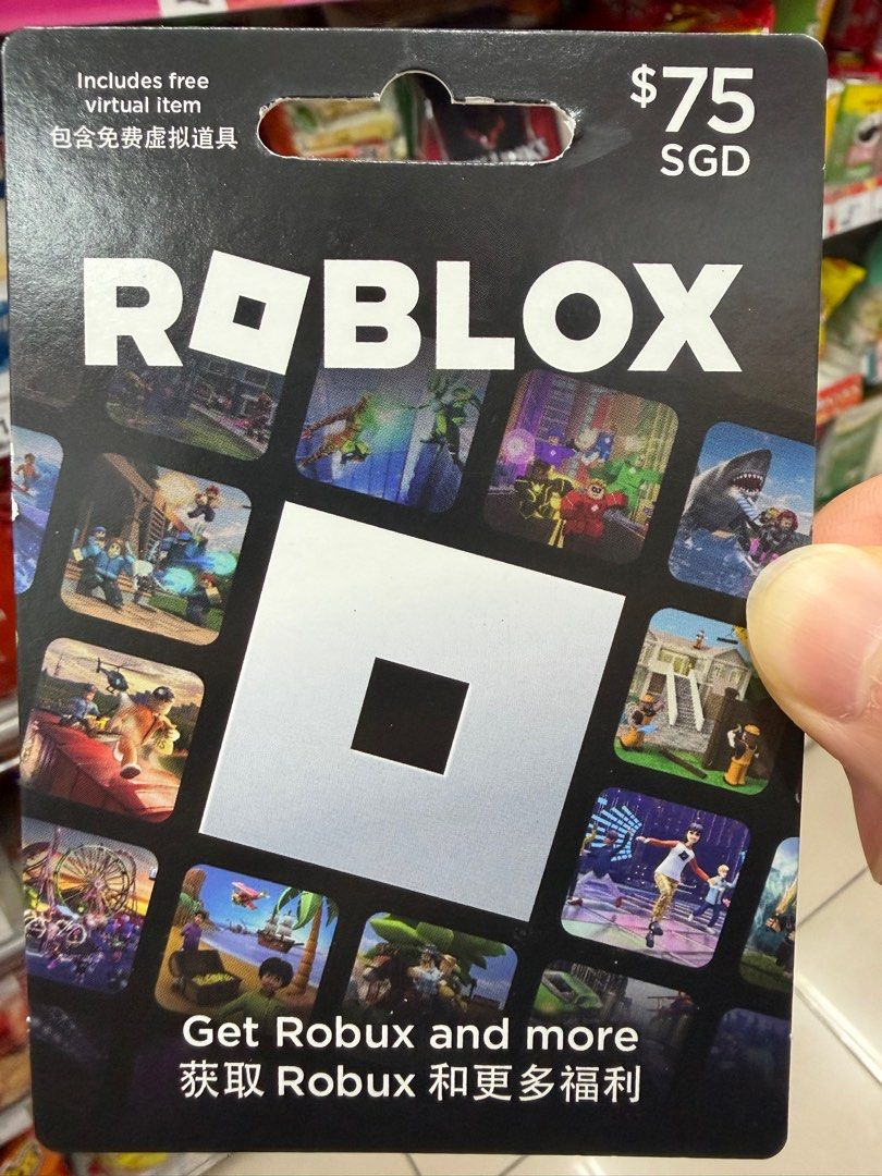 Roblox Gift Card $75, Video Gaming, Gaming Accessories, Game Gift Cards ...