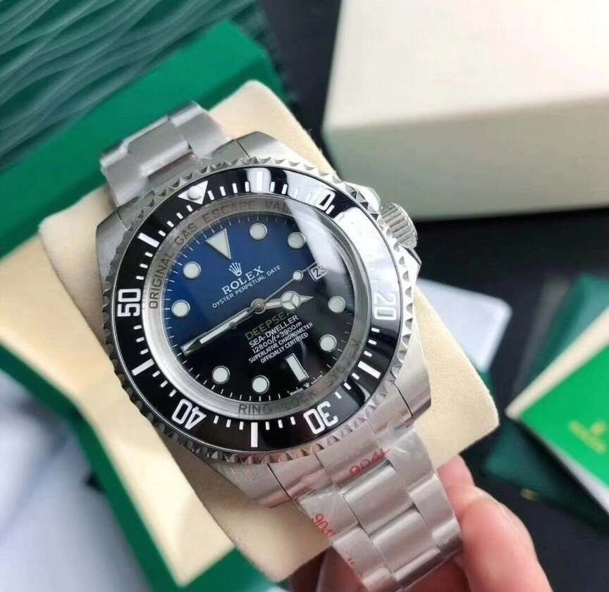 Rolex Submariner Deepsea, Gradient Blue, Steel Strap, Automatic ...