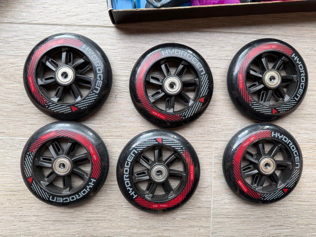 Rollerblade 3x110mm Frames & Hydrogen Wheels with Twincam ILQ-9 ...