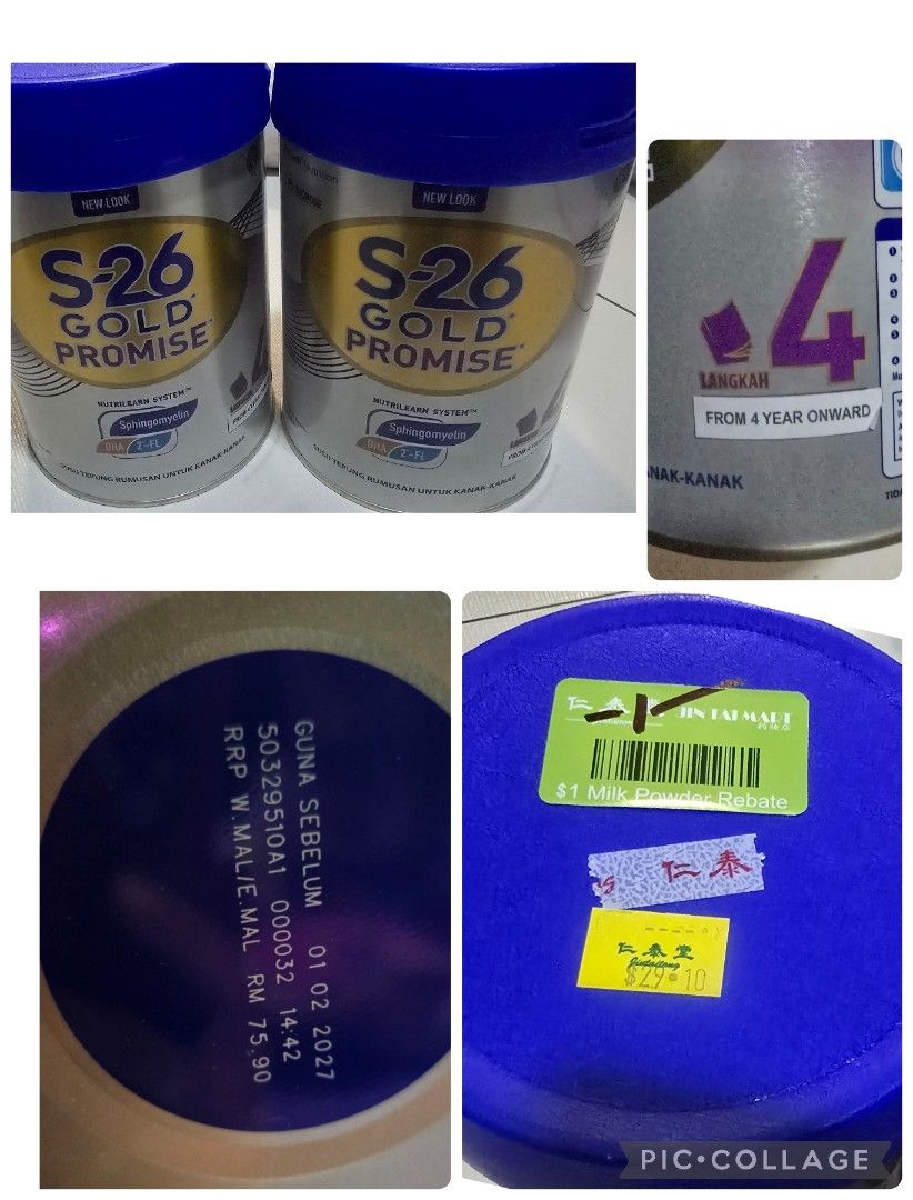 S-26 Gold Promise Stage 4 Milk Formula, Babies & Kids, Nursing ...