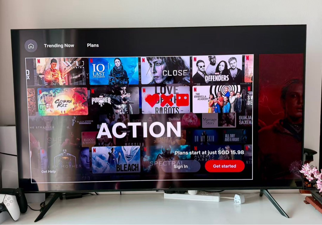 Samsung 55-inch QLED 4K Smart TV, TV & Home Appliances, TV ...