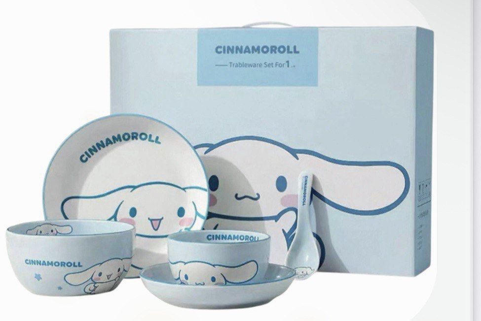Sanrio Cinnamoroll Tableware Cutlery, Furniture & Home Living ...