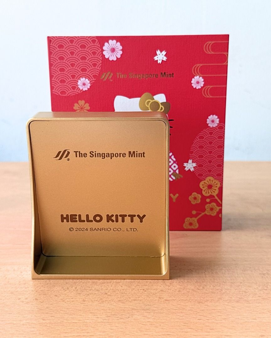 Sanrio Lucky Kitty 24K Gold Foil Frame | The Singapore Mint | Brand New ...