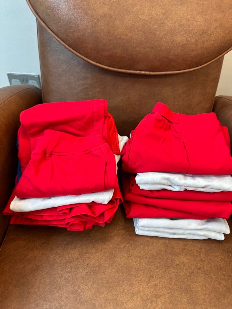 School Uniform Set - Red and White, Babies & Kids, Babies & Kids ...