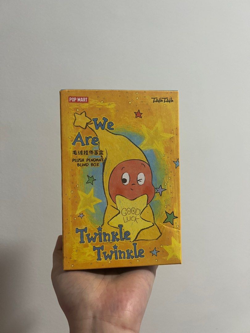 SEALED POP MART We are Twinkle Twinkle Plush (Little Star) Keychain ...