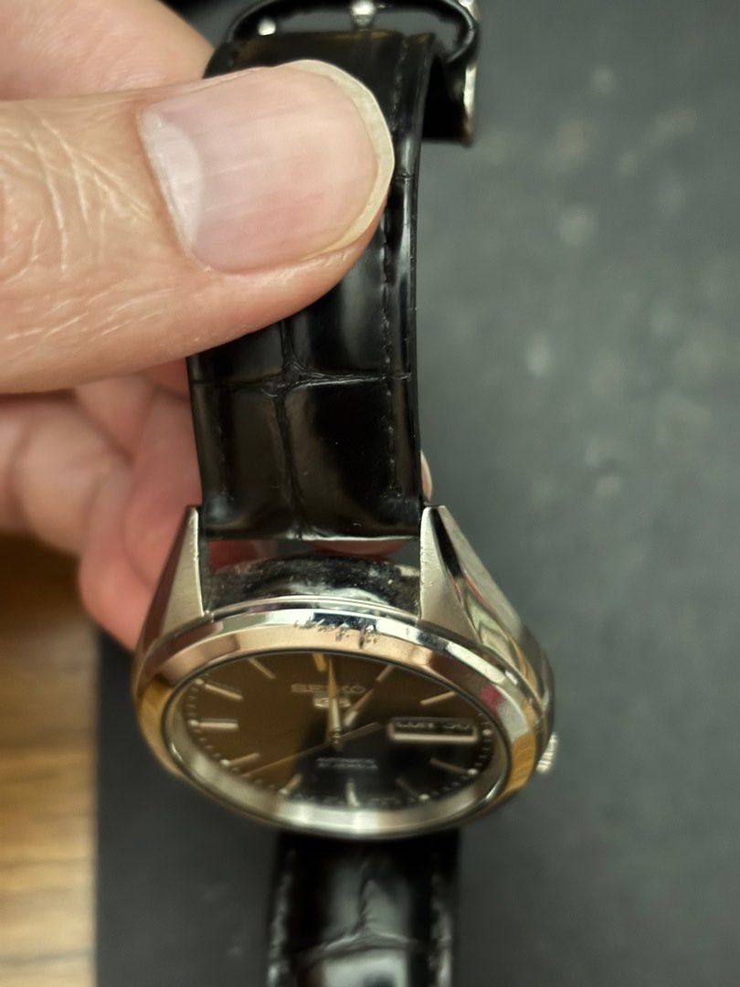 Seiko 5 dress Watch with Black Dial, Men's Fashion, Watches ...