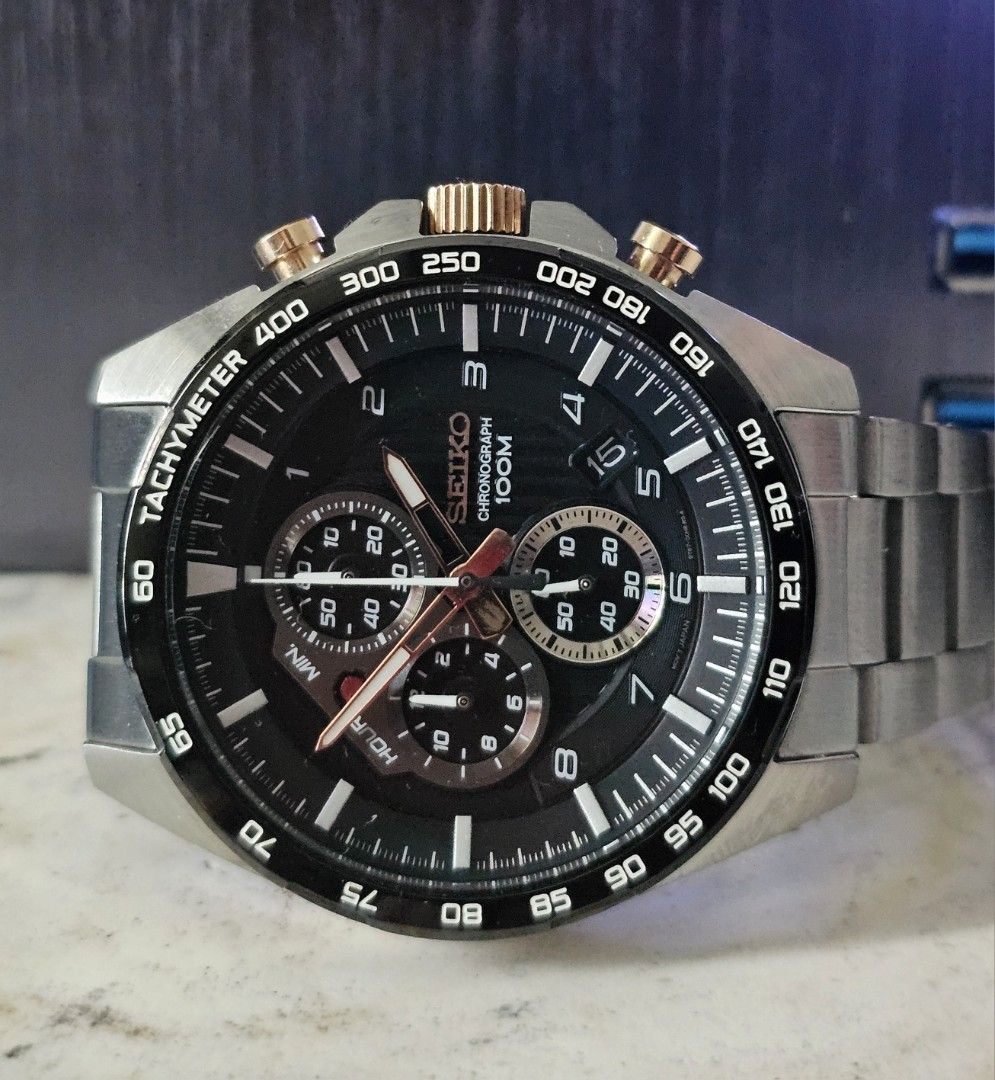 SEIKO GENERAL SSB323P1 CHRONOGRAPH STAINLESS STEEL MEN'S WATCH, Men's ...