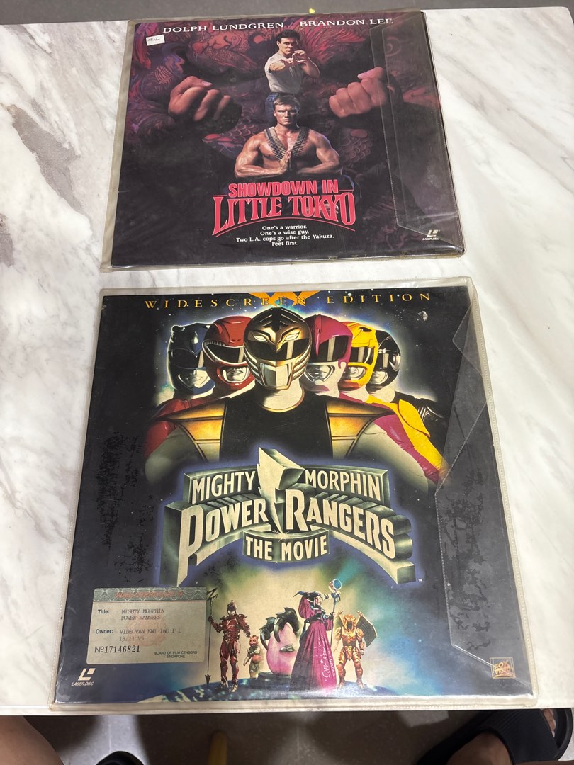 Showdown in Little Tokyo & Power Rangers Laserdiscs, Hobbies & Toys ...