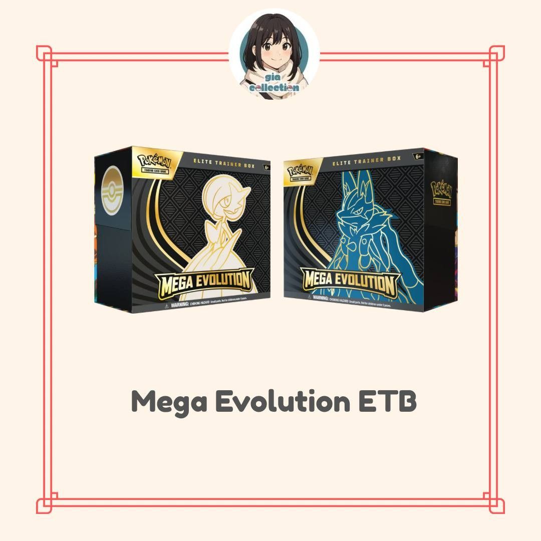 [SHRINKED] Mega Evolution ETB set Lucario Gardevoir Pokemon TCG ...