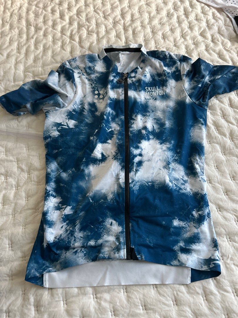 Skull Canyon Winter Cycling Jersey - Blue, Women's Fashion, Activewear ...