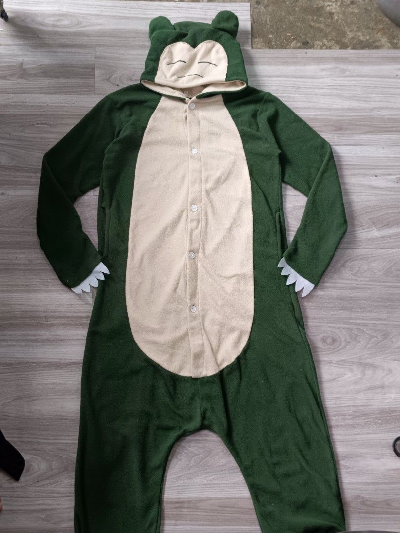 Snorlax Pokemon Onesie fit on adult, Everything Else, Others on Carousell