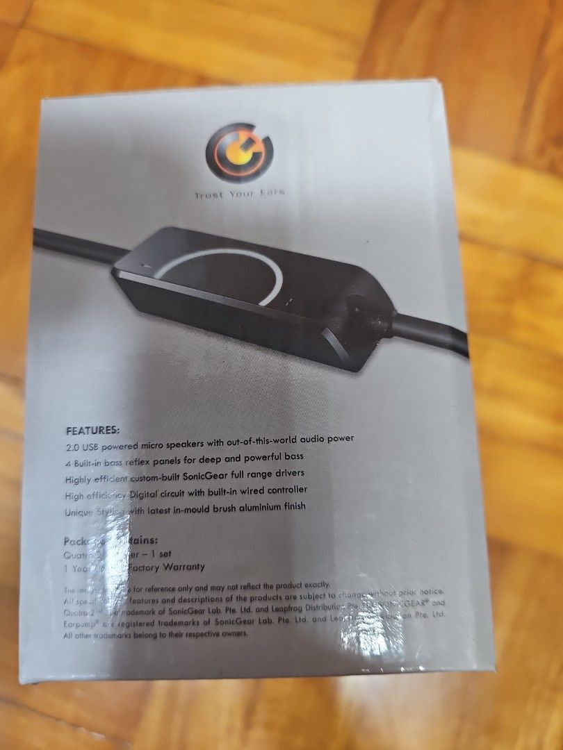 SonicGear Quatro 2 USB Speakers - Cool Grey, Audio, Soundbars, Speakers ...