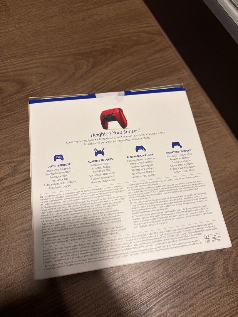 Sony PlayStation 5 DualSense Wireless Controller - Red, Video Gaming ...