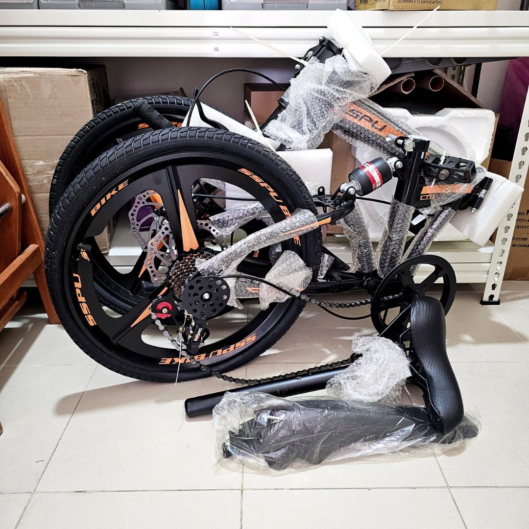 SSPU Bike Folding Mountain Bike - Brand New, Sports Equipment, Bicycles ...