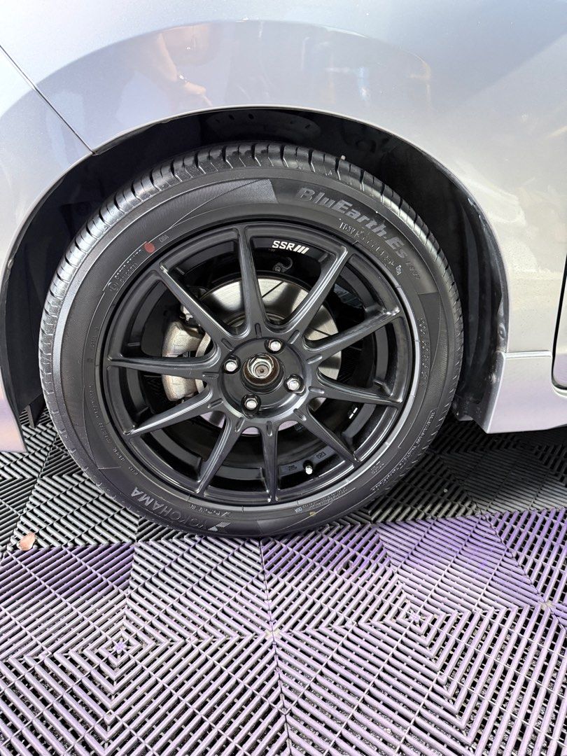 15”, 4x100 Original SSR GTX01 & Yokohama Bluearth Tyres Bundle, Car ...