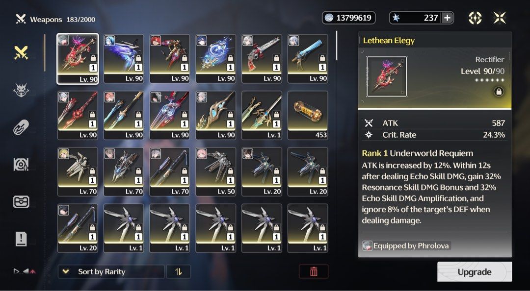 Stacked Wuthering Waves Account - Many Limited Characters And Their ...