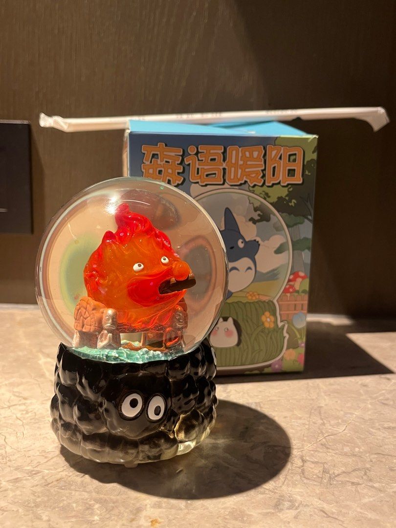 Studio Ghibli Blind Box Snow Globe - Calcifer, Hobbies & Toys ...
