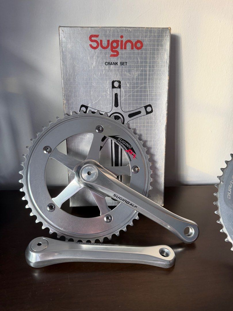 Sugino ALP crankset with Zen (for fixies/roadbike), Sports Equipment ...