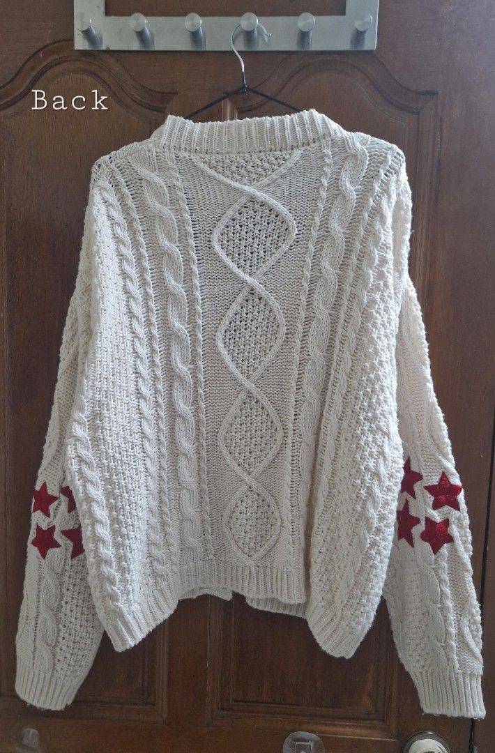 Taylor Swift Red Cardigan (DUPE), Women's Fashion, Coats, Jackets and ...