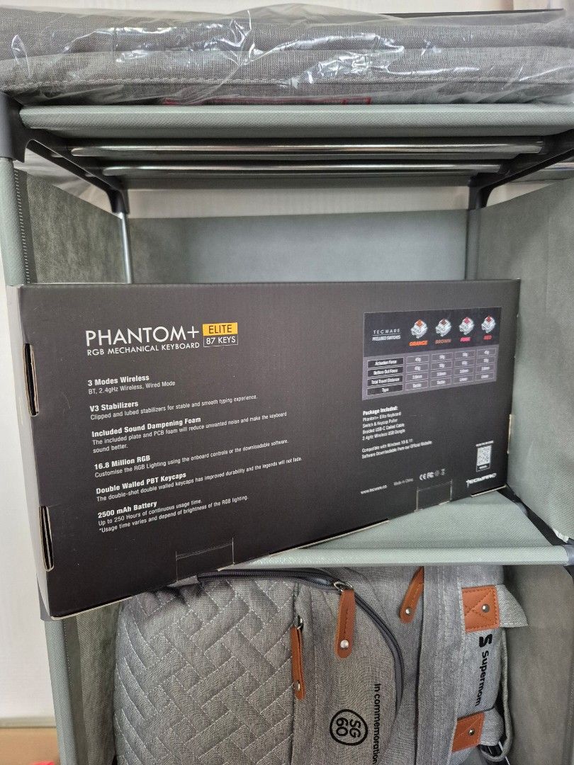 Tecware Phantom+ Elite RGB Mechanical Keyboard (Brown switch ...