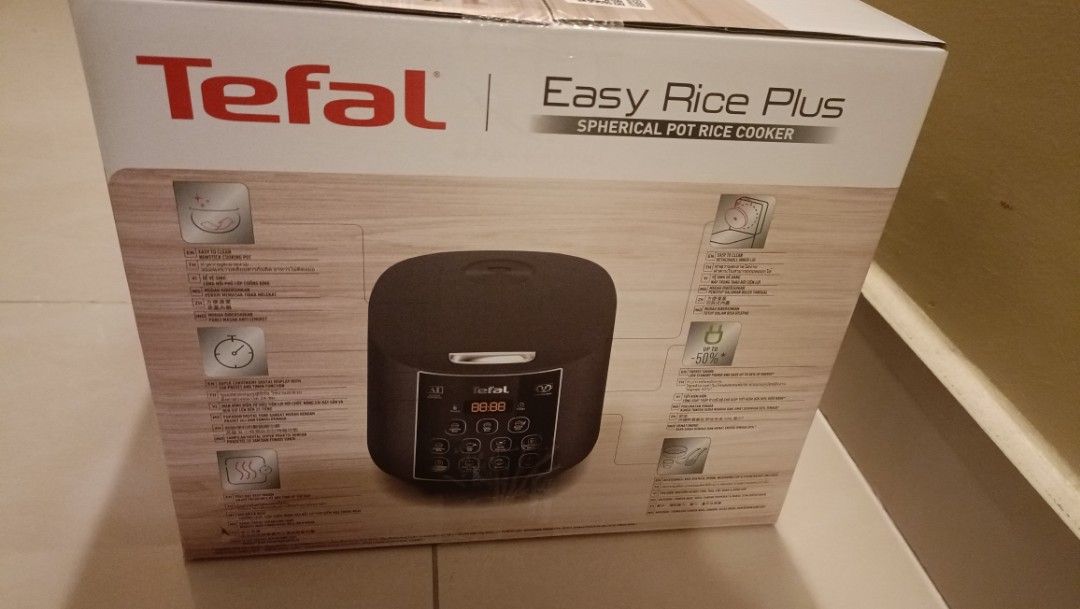 Tefal Easy Rice Plus Spherical Pot Rice Cooker 1.8l ModelRK736B65, TV ...