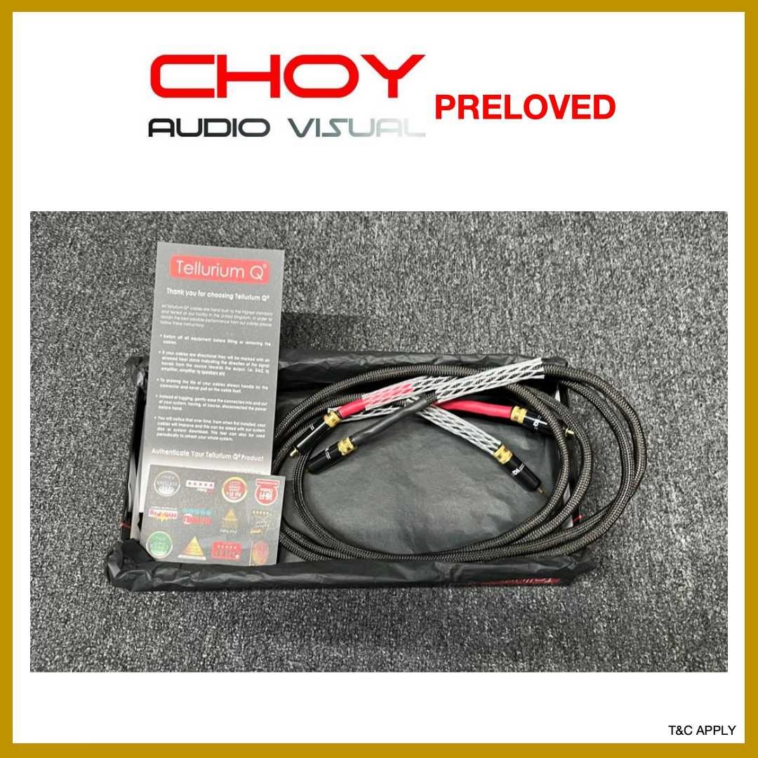 Telleurium Q Ultra Black II RCA Cable 1.5meter x1 (Used), Audio, Other ...