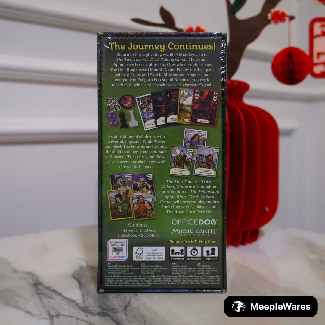 The Lord of The Rings: The Two Towers - Trick-Taking Game, Hobbies ...