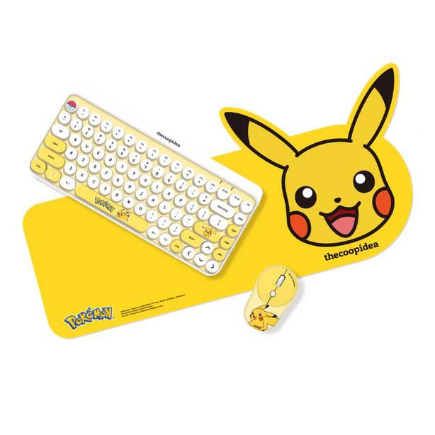 Thecoopidea -Pokemon Pikachu Wireless Keyboard, Mouse, and Mousepad Set ...