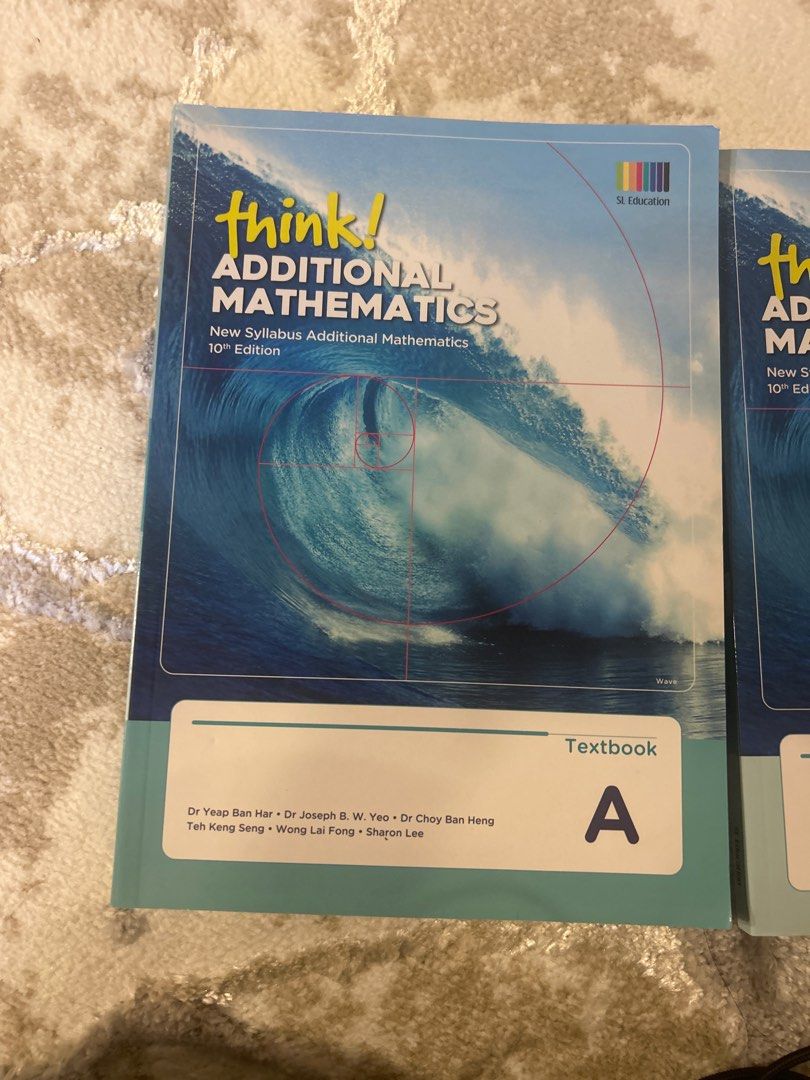 Think! Additional Mathematics Textbook & Workbook, Hobbies & Toys ...