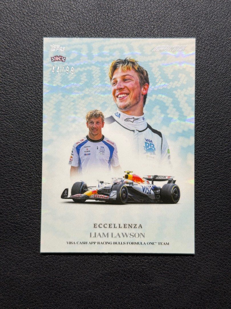 Topps XRCX Liam Lawson Formula 1 Card 44/99, Hobbies & Toys, Toys ...