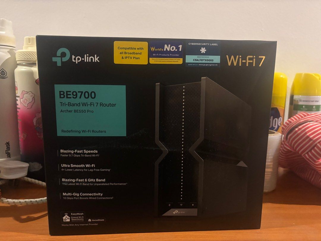 TP-Link BE9700 Tri-Band Wi-Fi 7 Router, Computers & Tech, Parts ...