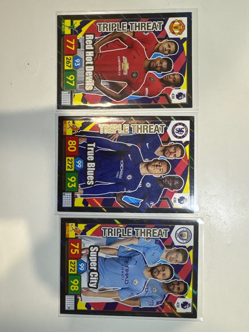 Triple Threat Football Trading Cards Set Deal, Hobbies & Toys, Toys ...