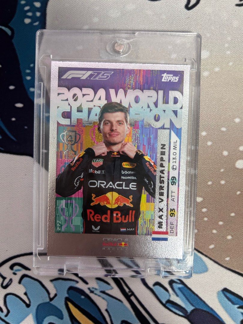 Turbo Attax Max Verstappen 2024 World Champion, Hobbies & Toys ...