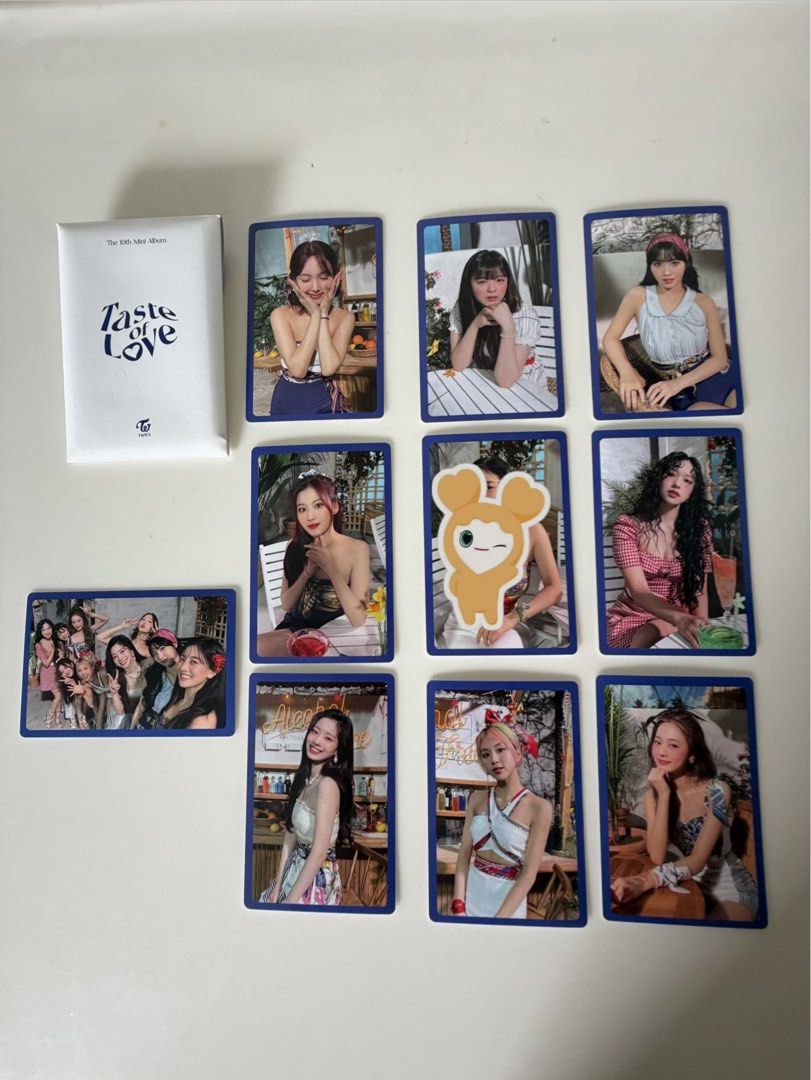TWICE Album Photocards, Hobbies & Toys, Memorabilia & Collectibles, K ...