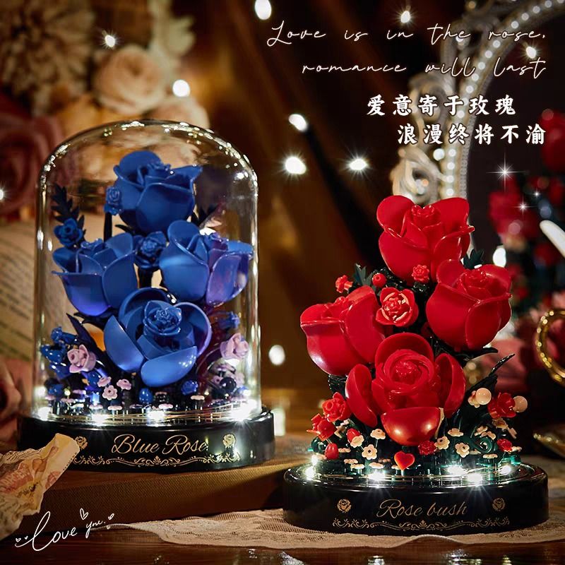 Valentines Day Rose Bush LED Display, Hobbies & Toys, Flowers ...