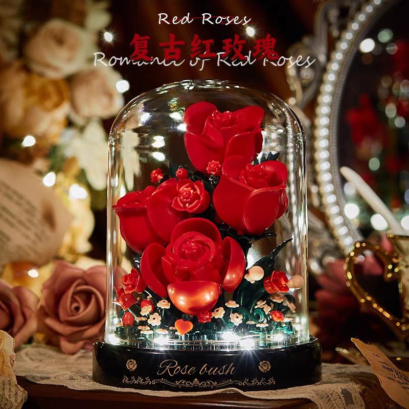Valentines Day Rose Bush LED Display, Hobbies & Toys, Flowers ...