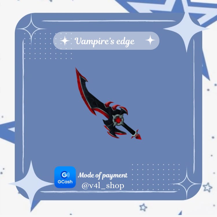 Vampire’s edge | Mm2 | Roblox, Video Gaming, Gaming Accessories, In ...