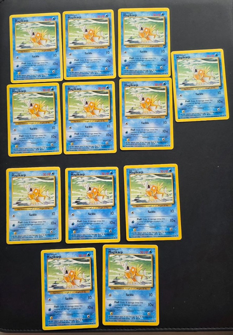 [Vintage] Magikarp #35 and Magikarp #50 - Pokemon Base Set (Sold ...