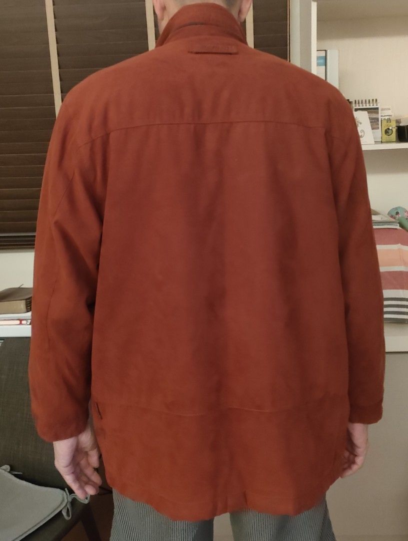 Vintage Rust-Colored Jacket, Men's Fashion, Coats, Jackets and ...