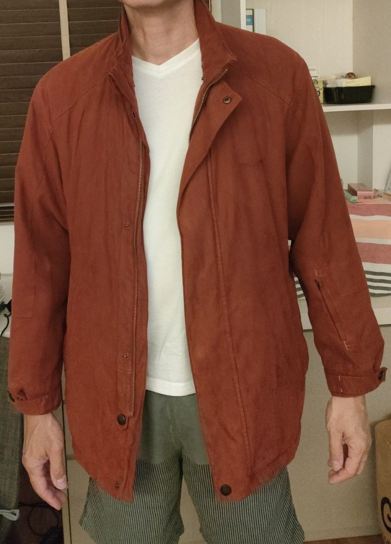 Vintage Rust-Colored Jacket, Men's Fashion, Coats, Jackets and ...