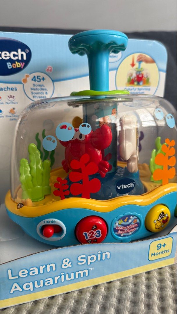Vtech Baby Learn & Spin Aquarium, Babies & Kids, Infant Playtime on ...