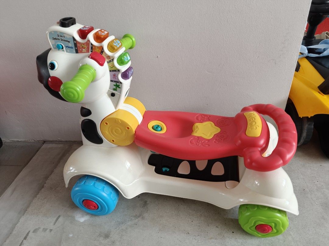 VTech Zebra Ride-On Toy, Babies & Kids, Infant Playtime on Carousell
