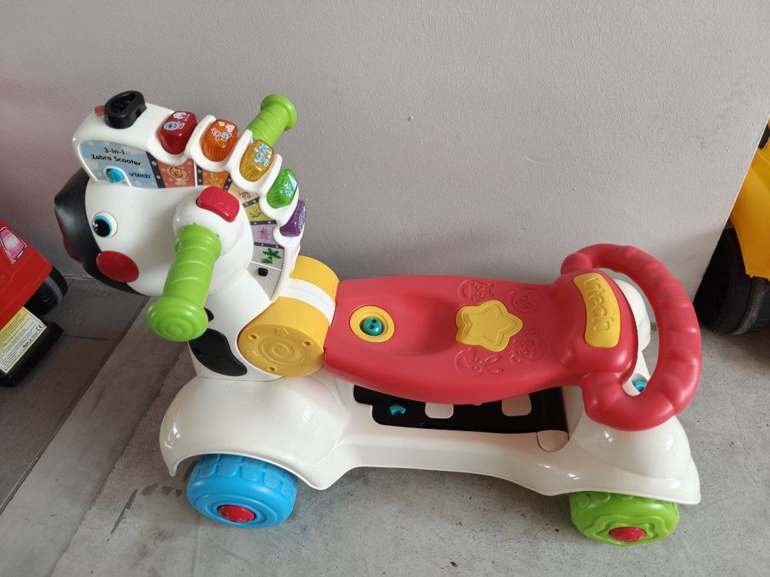 VTech Zebra Ride-On Toy, Babies & Kids, Infant Playtime on Carousell