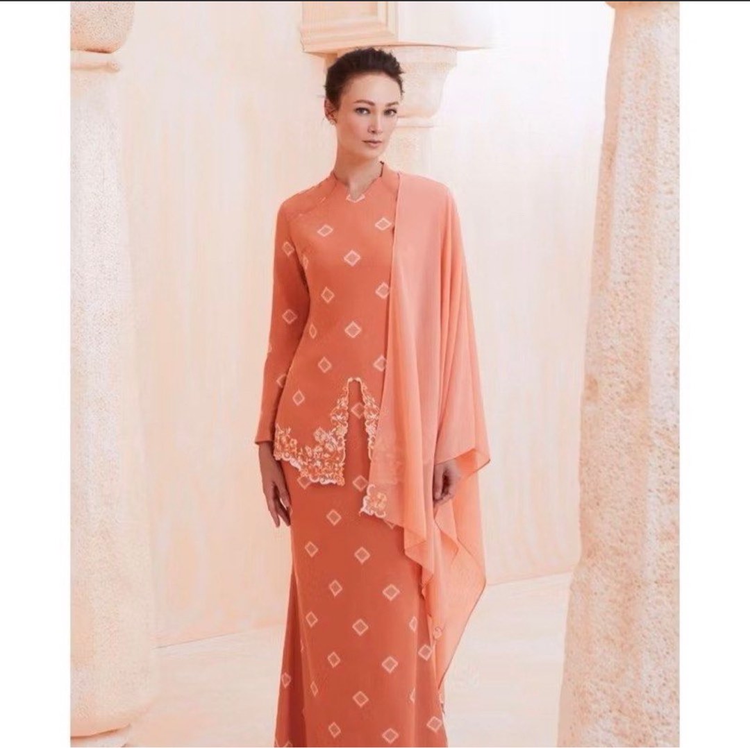 Wanzar Greetha Baju Kurung, Women's Fashion, Muslimah Fashion, Baju ...