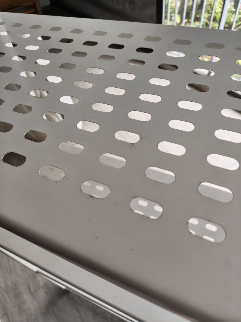 White Metal Shelf - 5 Tier, Furniture & Home Living, Furniture, Shelves ...