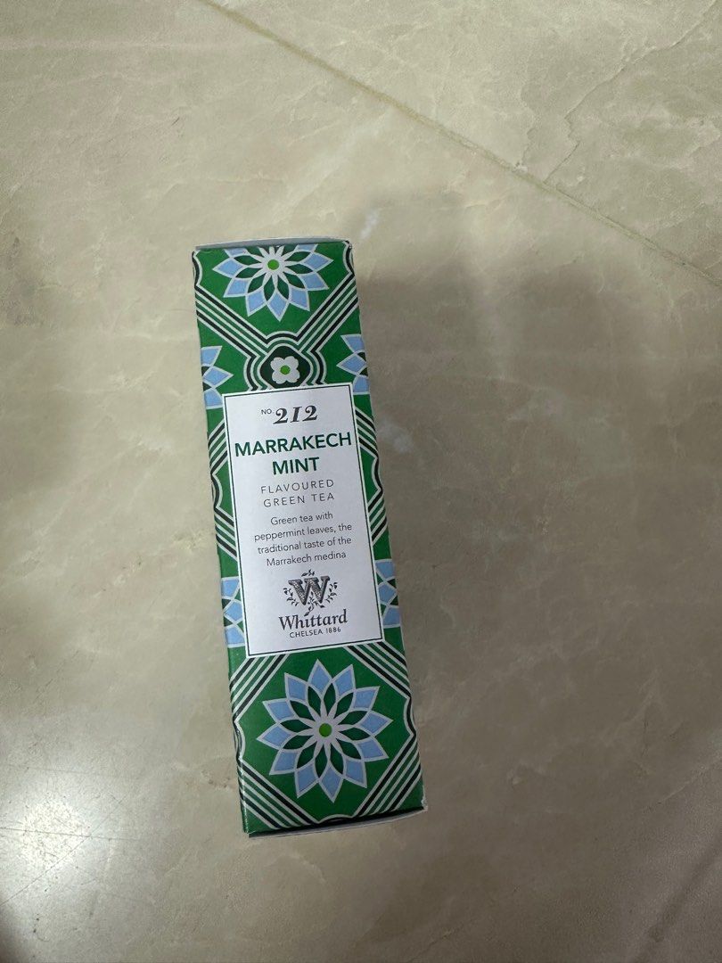 Whittard of Chelsea Marrakech Mint Flavoured Green Tea, Food & Drinks ...