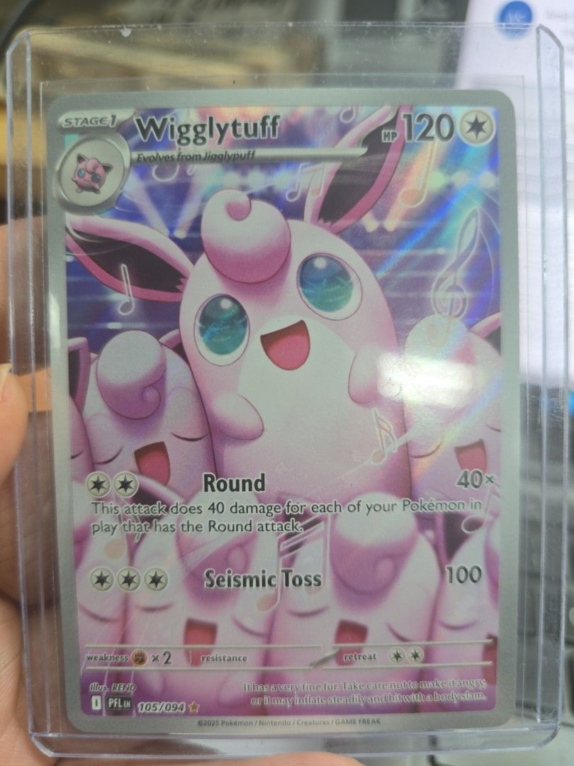 Wigglytuff Pokemon Card - 105/094, Hobbies & Toys, Toys & Games on ...