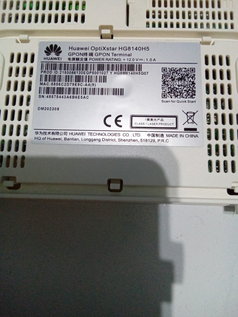 Working condition Huawei OptiXstar HG8140H5 + TP-Link Deco M8 Plus WiFi ...