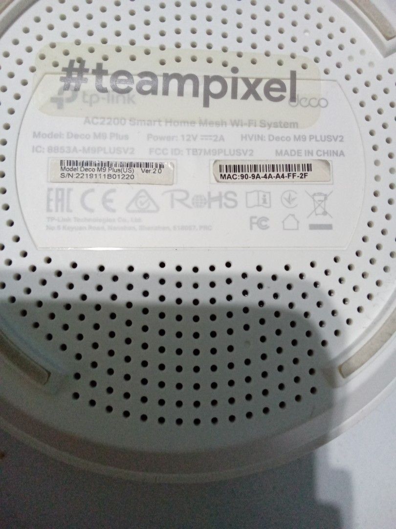 Working condition Huawei OptiXstar HG8140H5 + TP-Link Deco M8 Plus WiFi ...