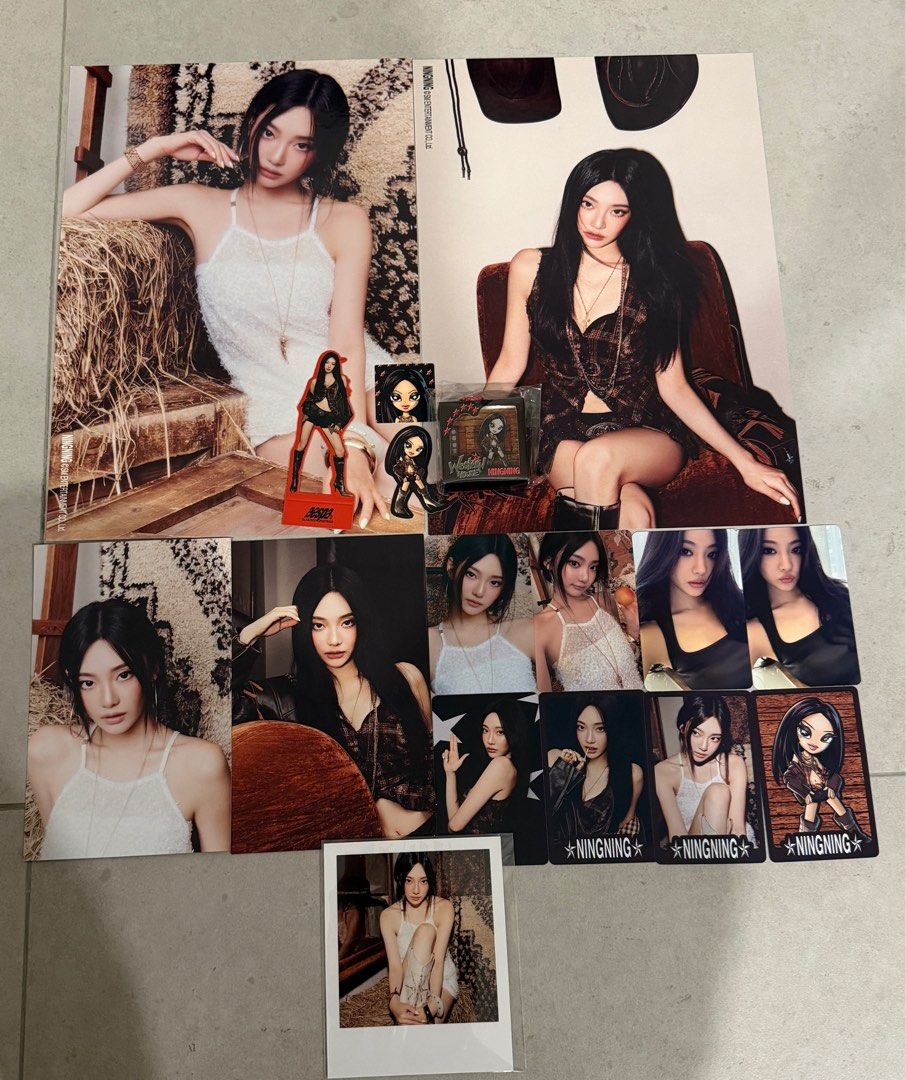 WTS ready stock aespa 2026 seasons greeting Giselle Ningning set ...